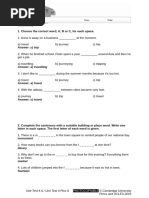 Cambridge b1 Reading | PDF | Potato