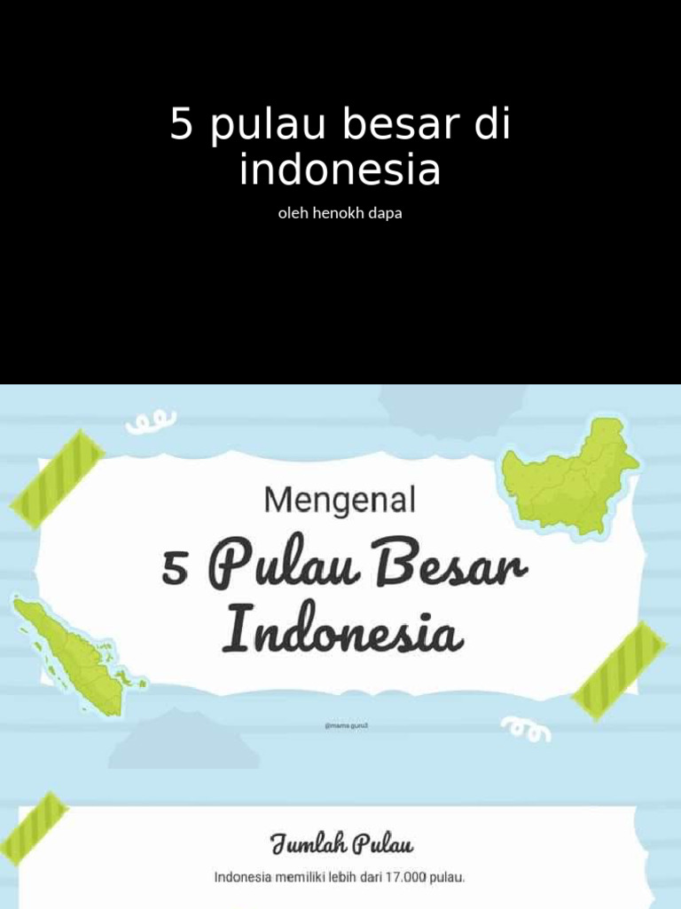 5 Pulau Besar Di Indonesia | PDF