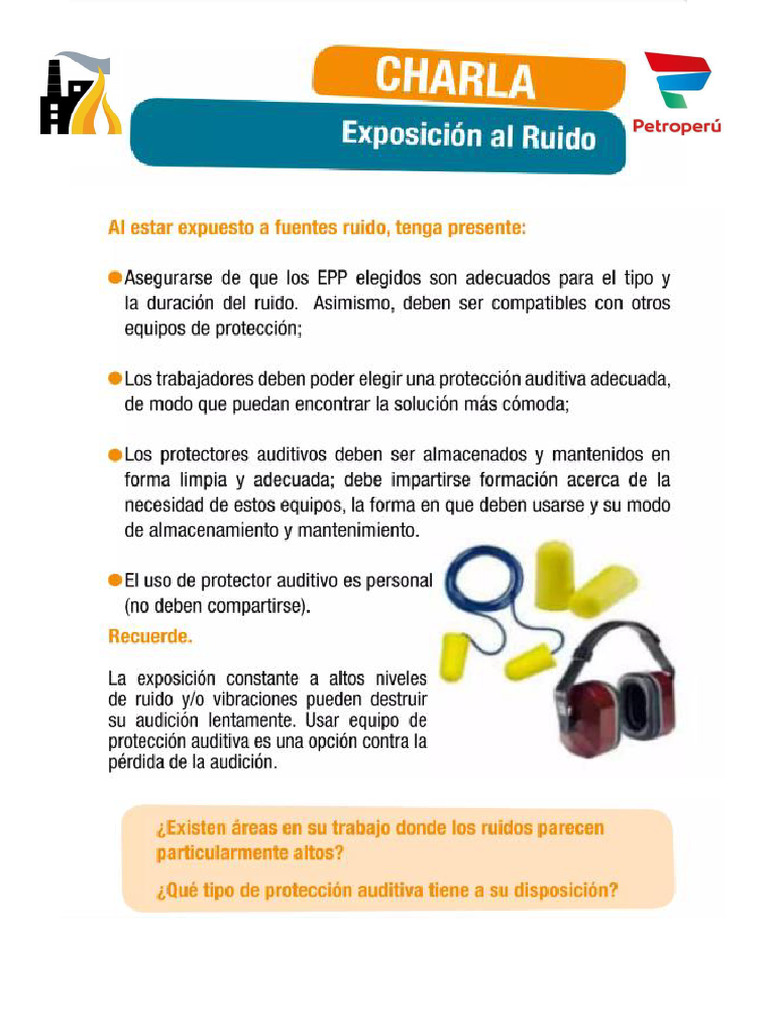 Exposición Al Ruido | PDF