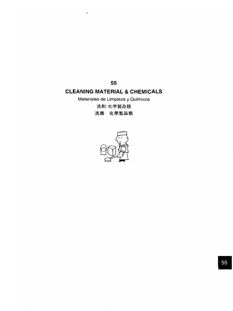 55 - Cleaning Materials & Chemicals | PDF