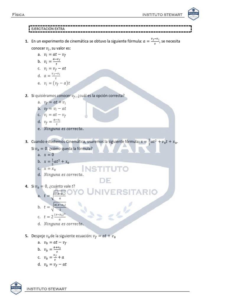 Ejercitación Extra | PDF