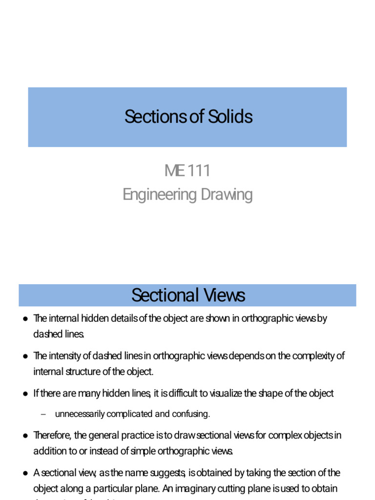 section of solids | PDF | Shape | Sphere