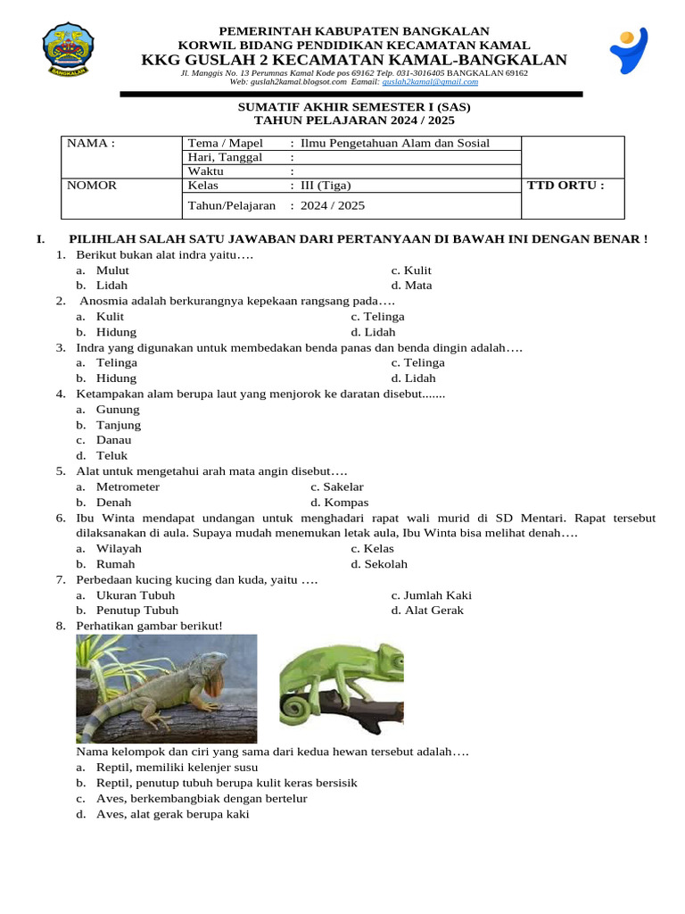 Revisi Ipas Kelas 3-Aas 1 | PDF