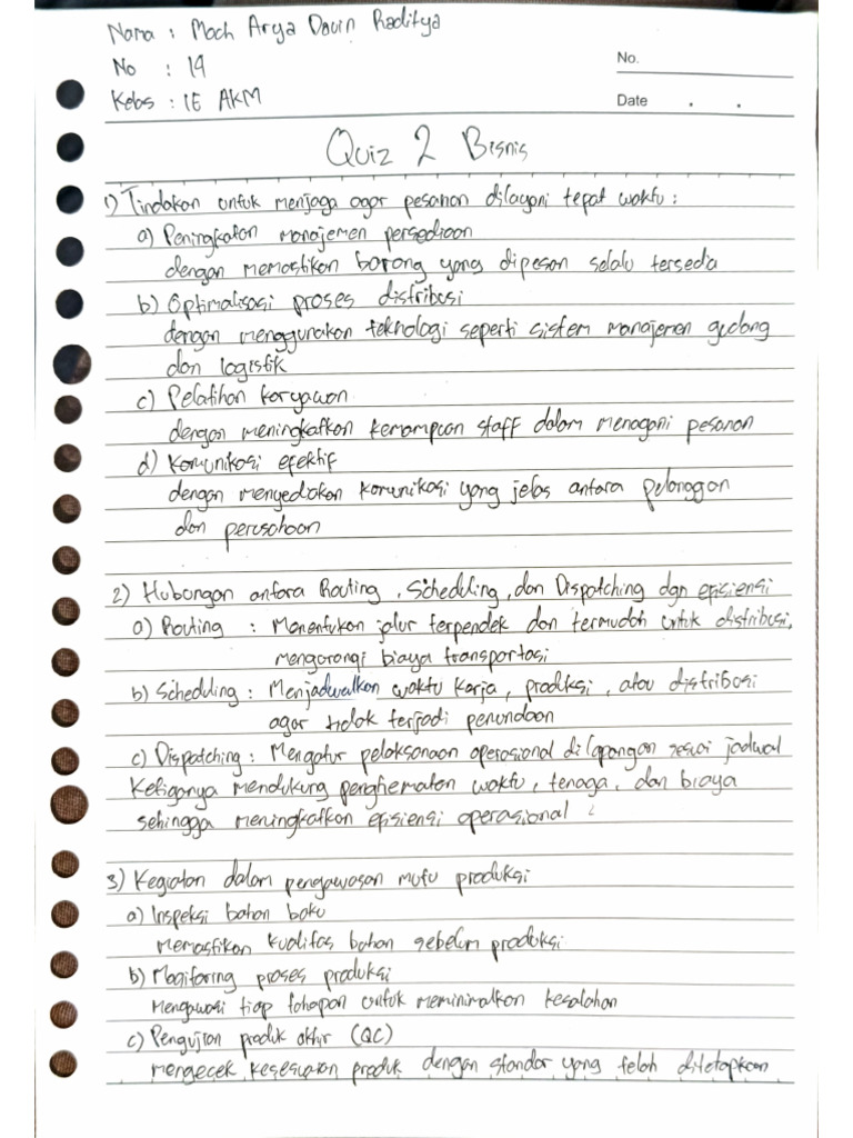 Quiz 2 - Moch Arya Davin Raditya | PDF