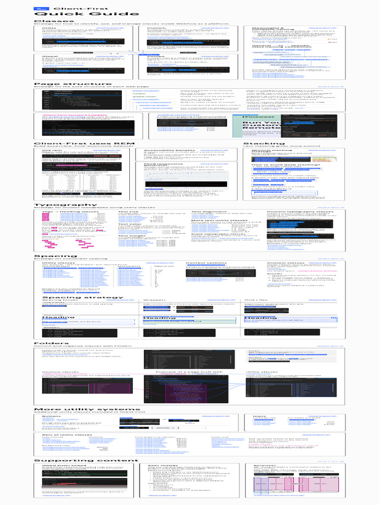 Client First Quick Guide | PDF | Html | Html Element