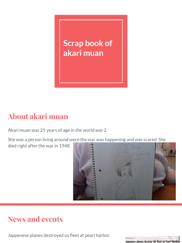 Scrap Book ww1 by Jay Bradshaw | PDF