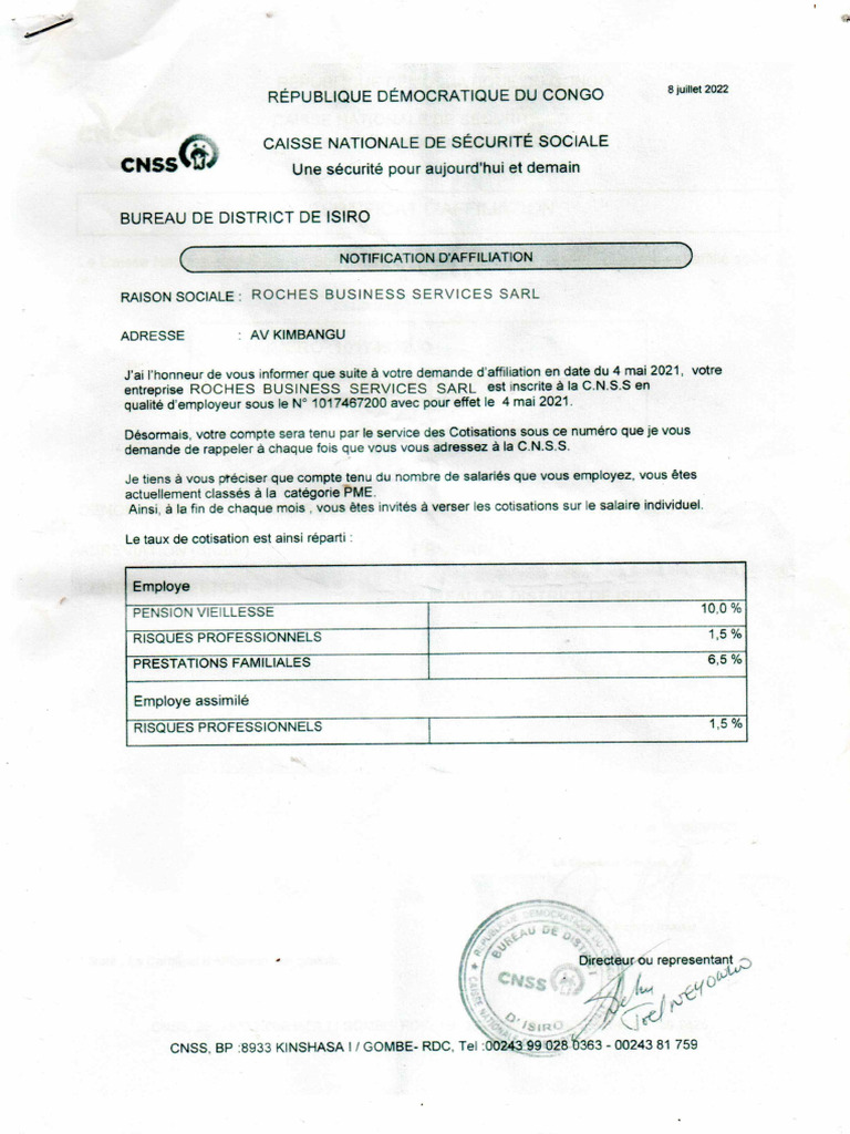 CNSS | PDF