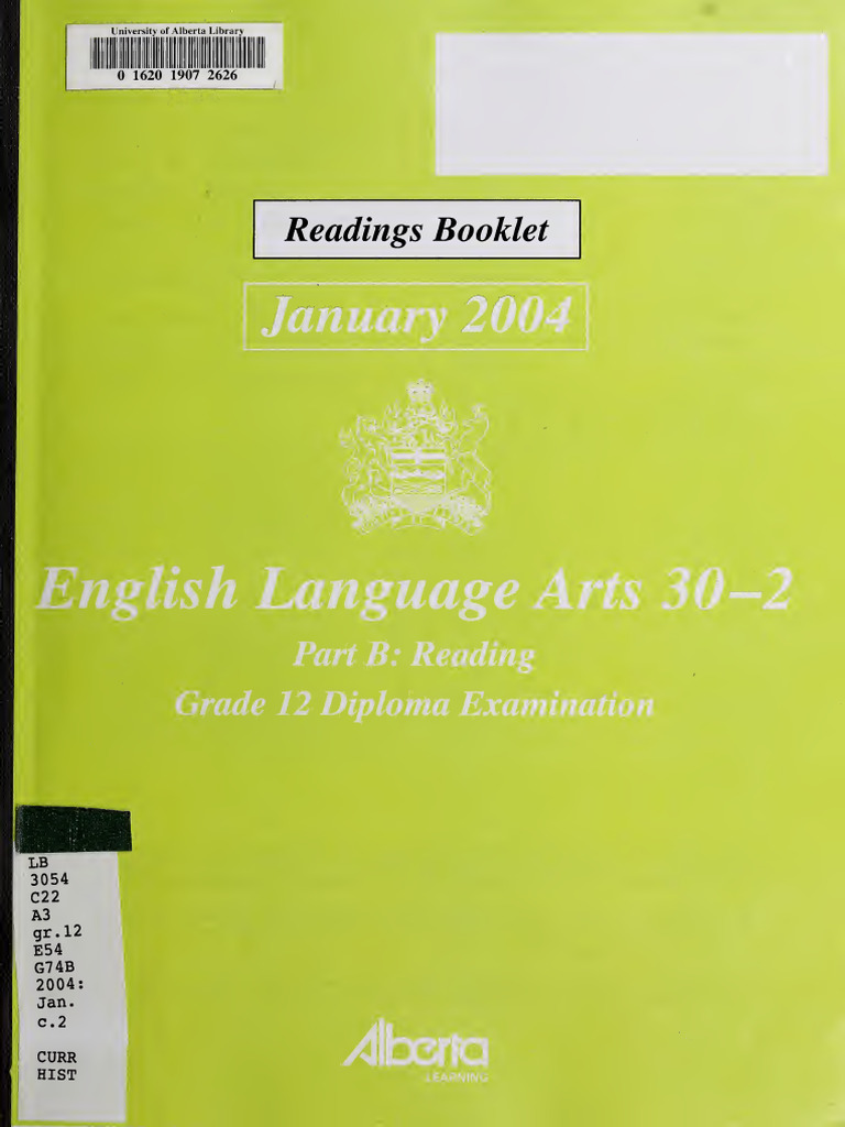 English 30-2 Diploma Part B Guide | PDF | Atlantis
