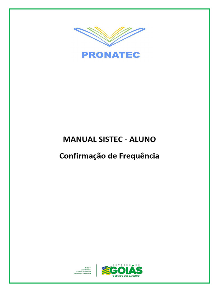 MANUAL-SISTEC-ALUNO | PDF