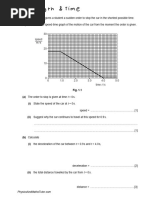 Linear Motion Question and Answer Booklet | PDF | Acceleration | Force