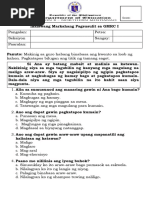 Q3 Grade 2 Week 4 Worksheets | PDF