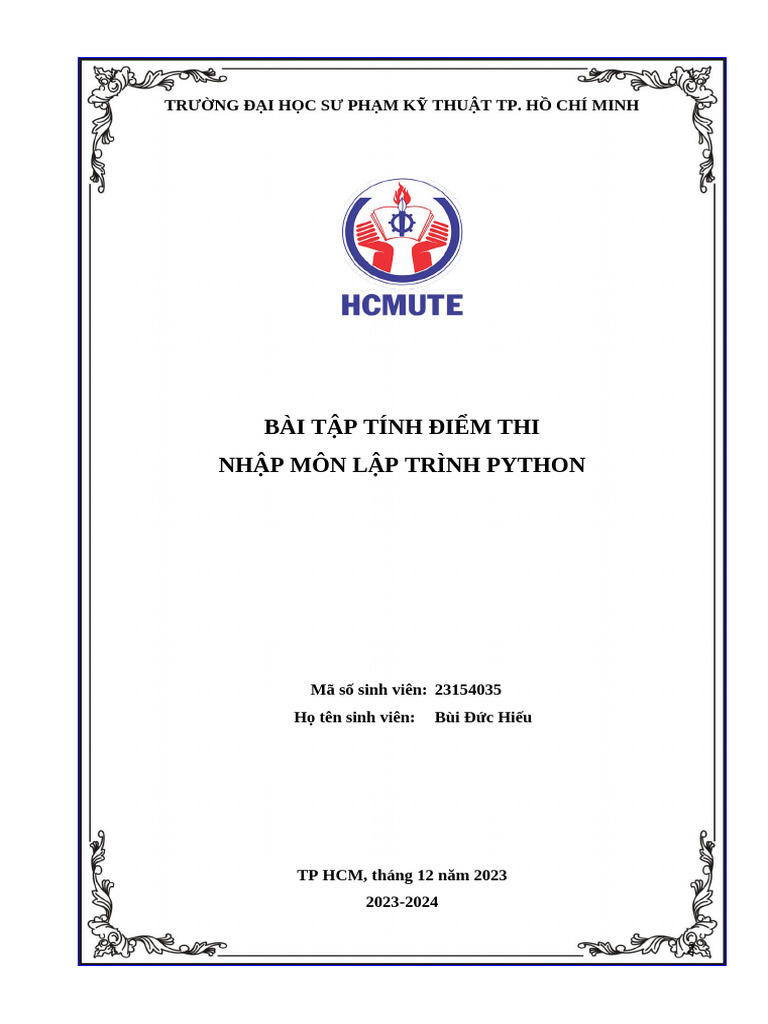 Bài Python ĐH | PDF