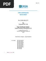 EMB-550 Type Certificate Data Sheet | PDF | Airplane | Aircraft