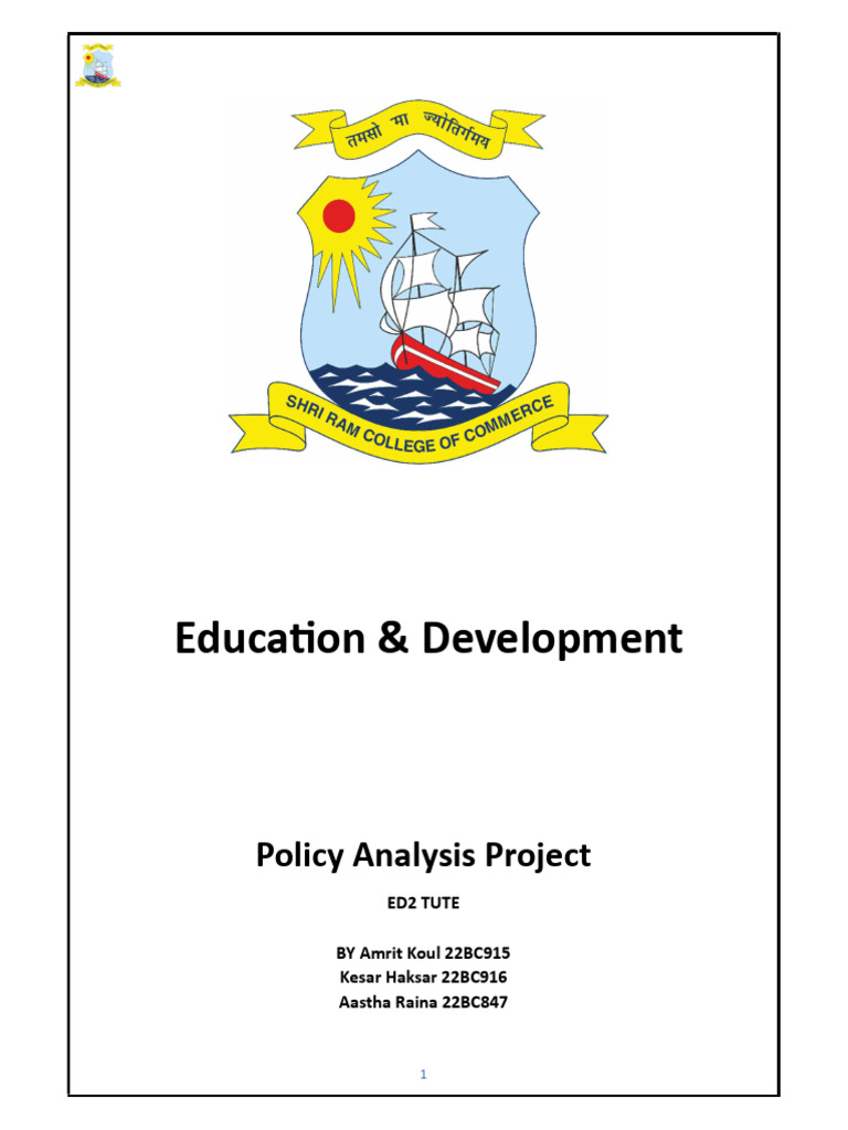 ED Policy | PDF | Economies