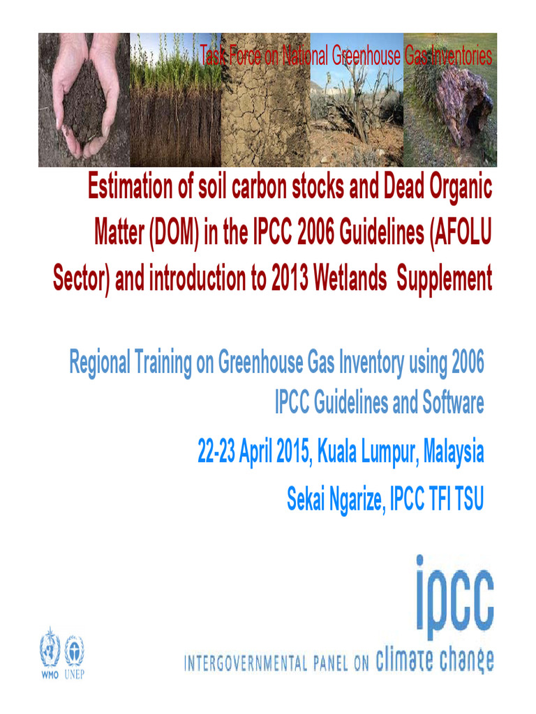 SOILCARBON-AFOLU - FY2015 - Malaysia | PDF | Wetland | Peat