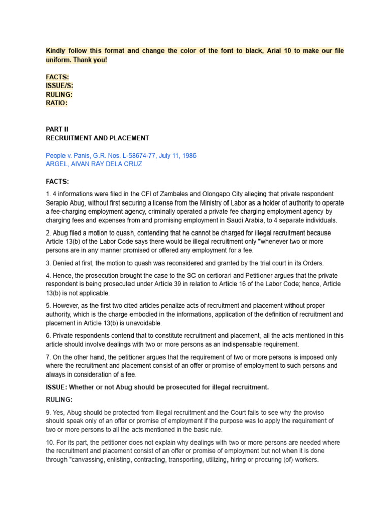 PART II | PDF | Employment | Judiciaries