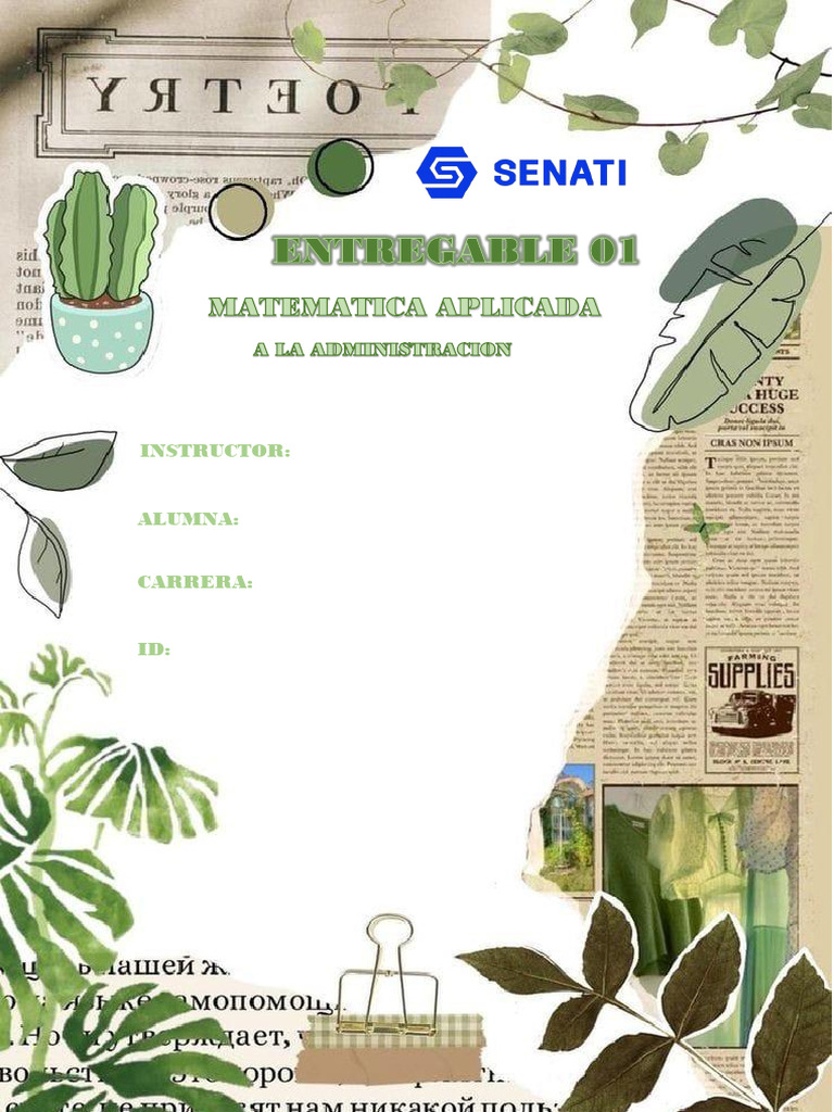 entregable-1-matematica aplicada | PDF