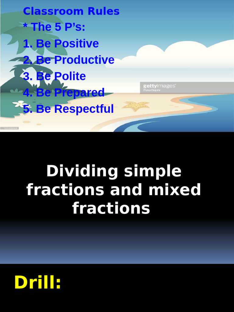 Math-6- Dividing Simple and Mixed Fractions | PDF | Elementary ...
