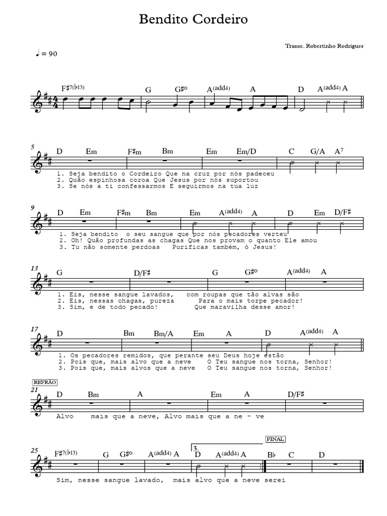 Bendito Cordeiro | PDF