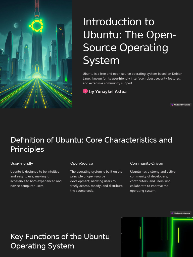 Introduction To Ubuntu The Open Source Operating System Pdf Operating System Software