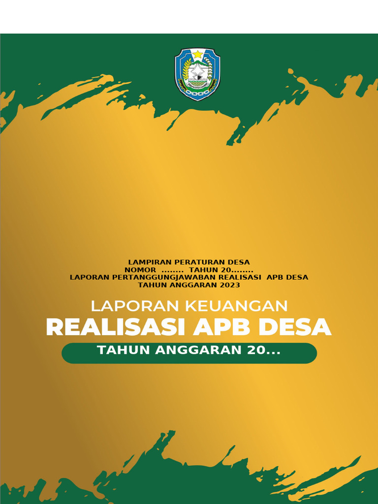 Laporan Realisasi APB Desa 2023 | PDF