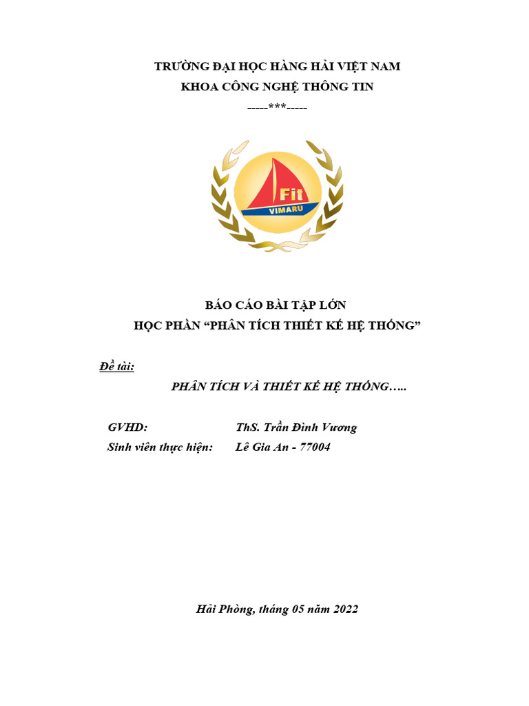 Mẫu báo cáo BTL | PDF