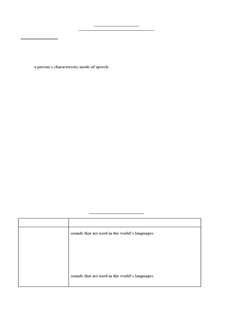 Understanding Language and Its Characteristics | PDF | Word | Speech