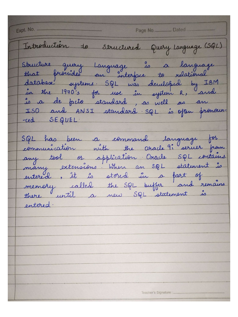 DBMS Practical File | PDF