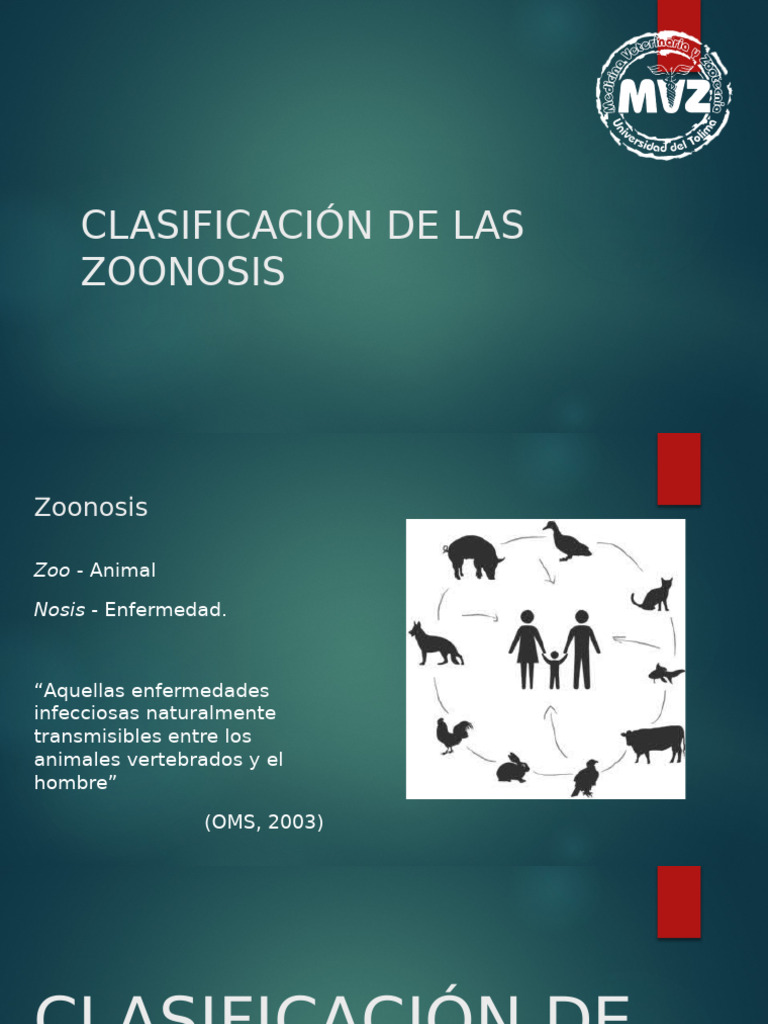 clasificacion de las zoonosis (1) | PDF