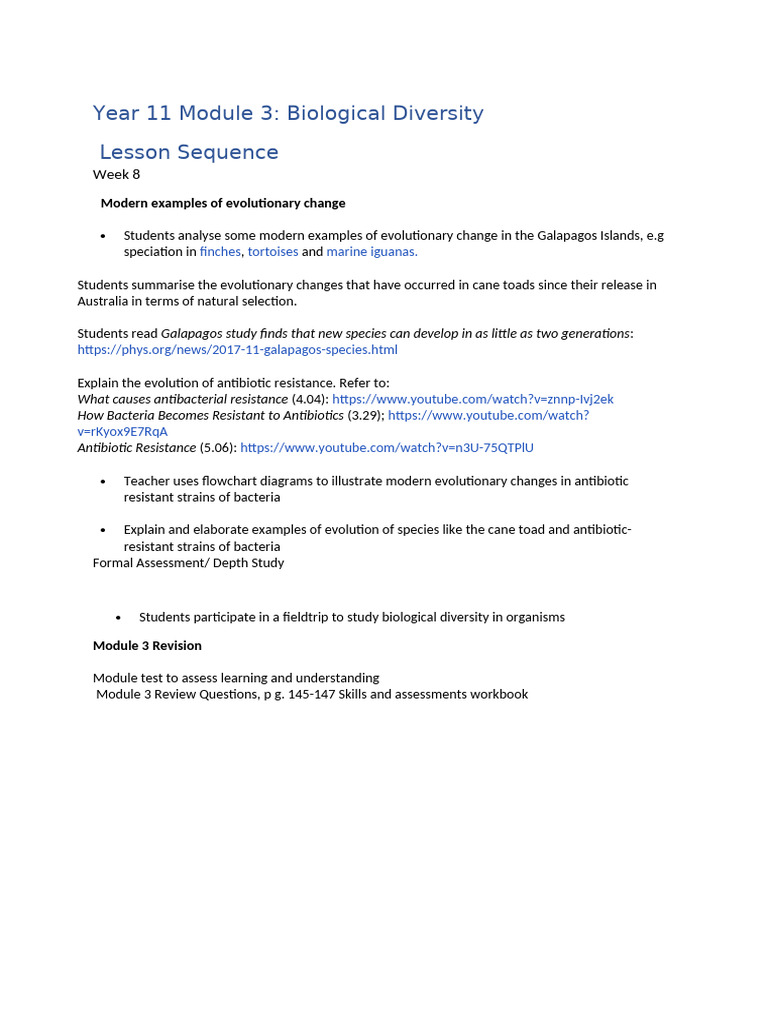 Year 11Module 3 Types Lesson Sequence. WK8 | PDF Year 11Module 3 Types Lesson Sequence. WK8 | PDF