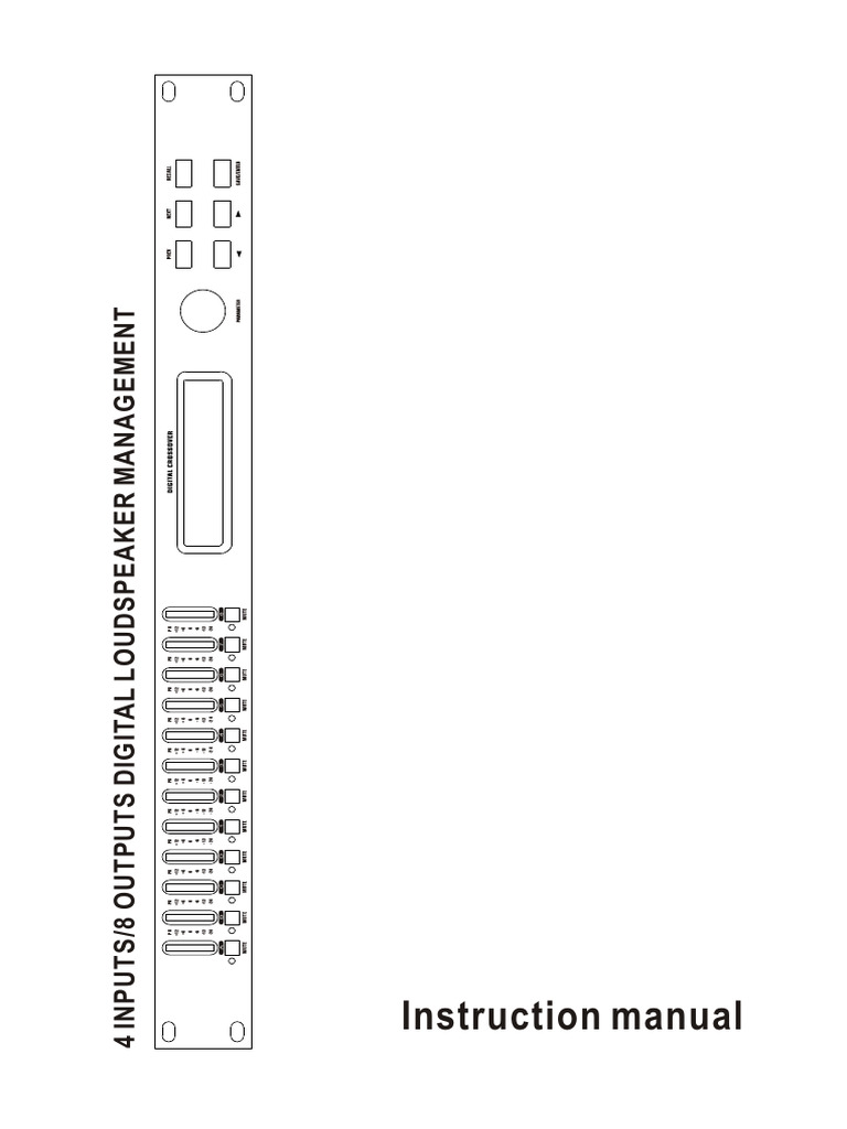 DS428_manual_en_V1.1 | PDF | Equalization (Audio) | Parameter (Computer Programming)