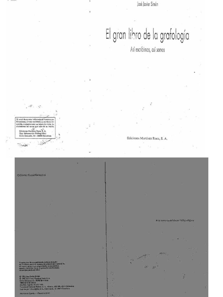 El Gran Libro de Grafologia JJ Simon 24 | PDF