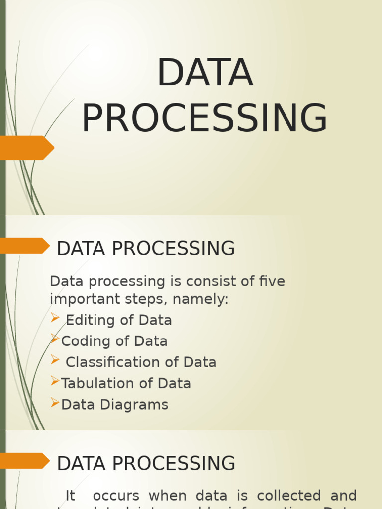 Data Processing | PDF | Statistical Classification | Statistics