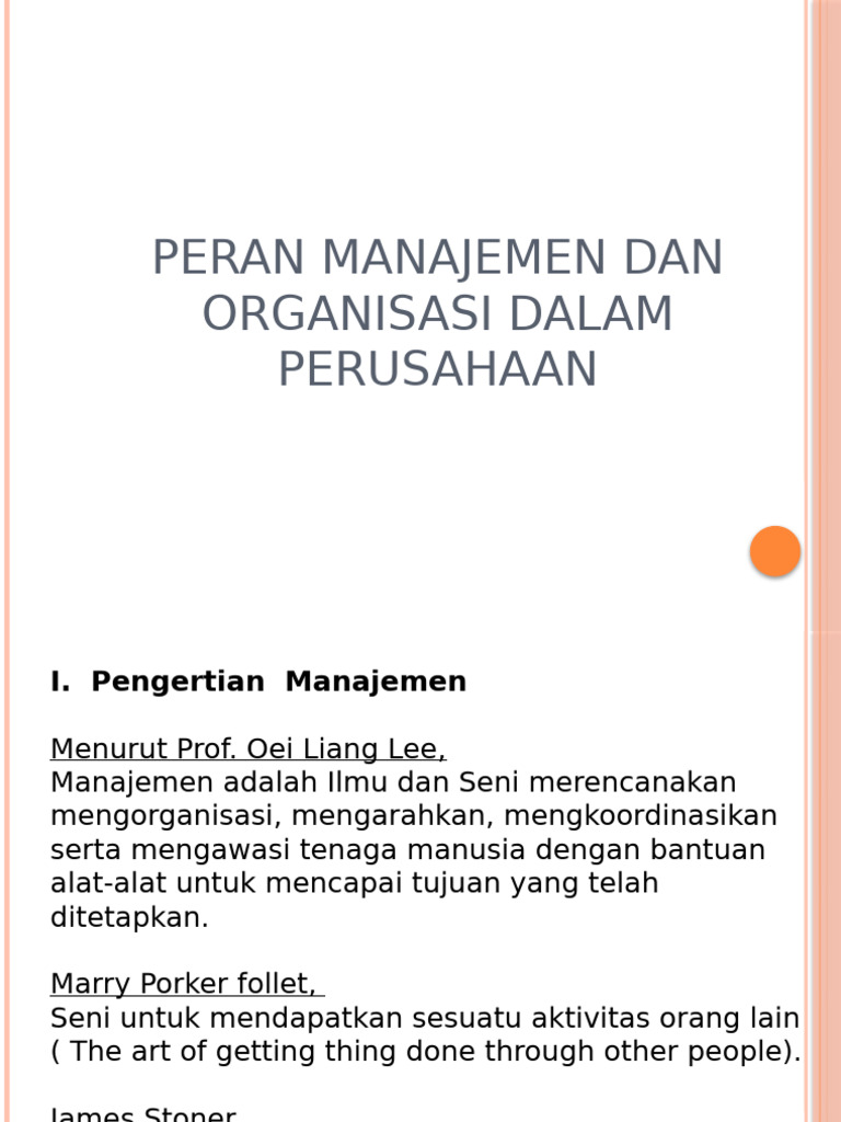 m6 - PPT Manj Dan Organisasi | PDF