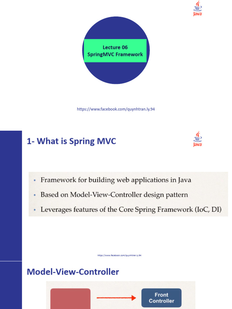 Day03-Slide-SpringMVC-2021 - TranLQ | PDF | Spring Framework | Model–View–Controller