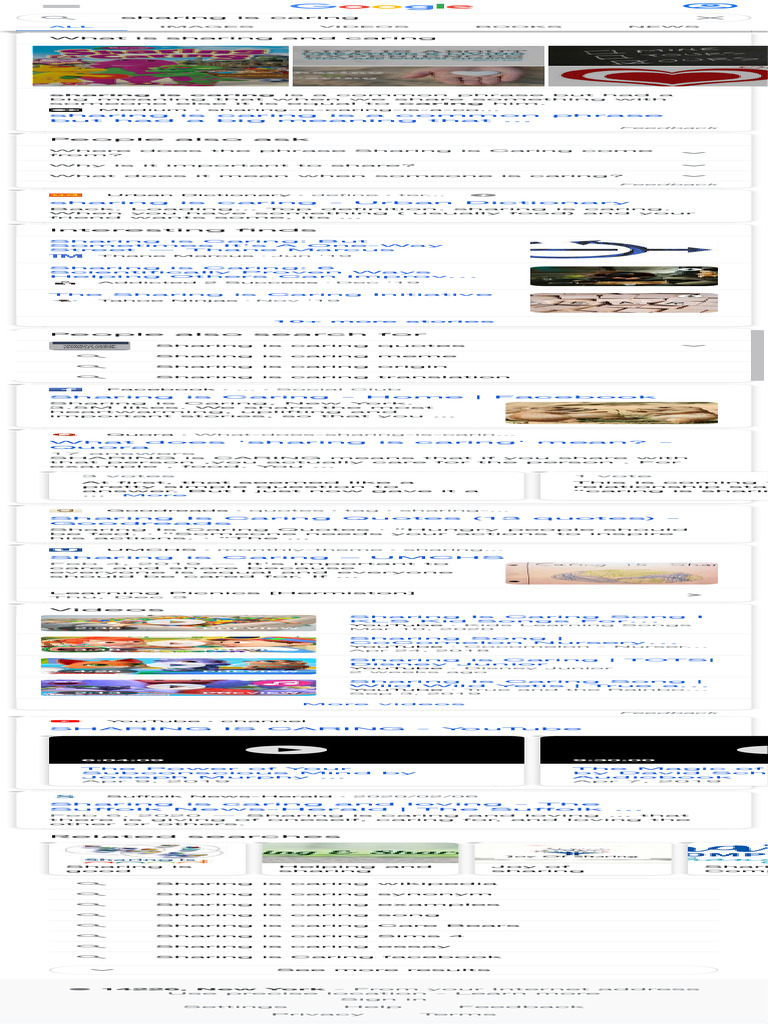 Sharing Is Caring - Google Search | PDF