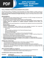 Emfuleni Local Municipality Application Form 2025 | PDF