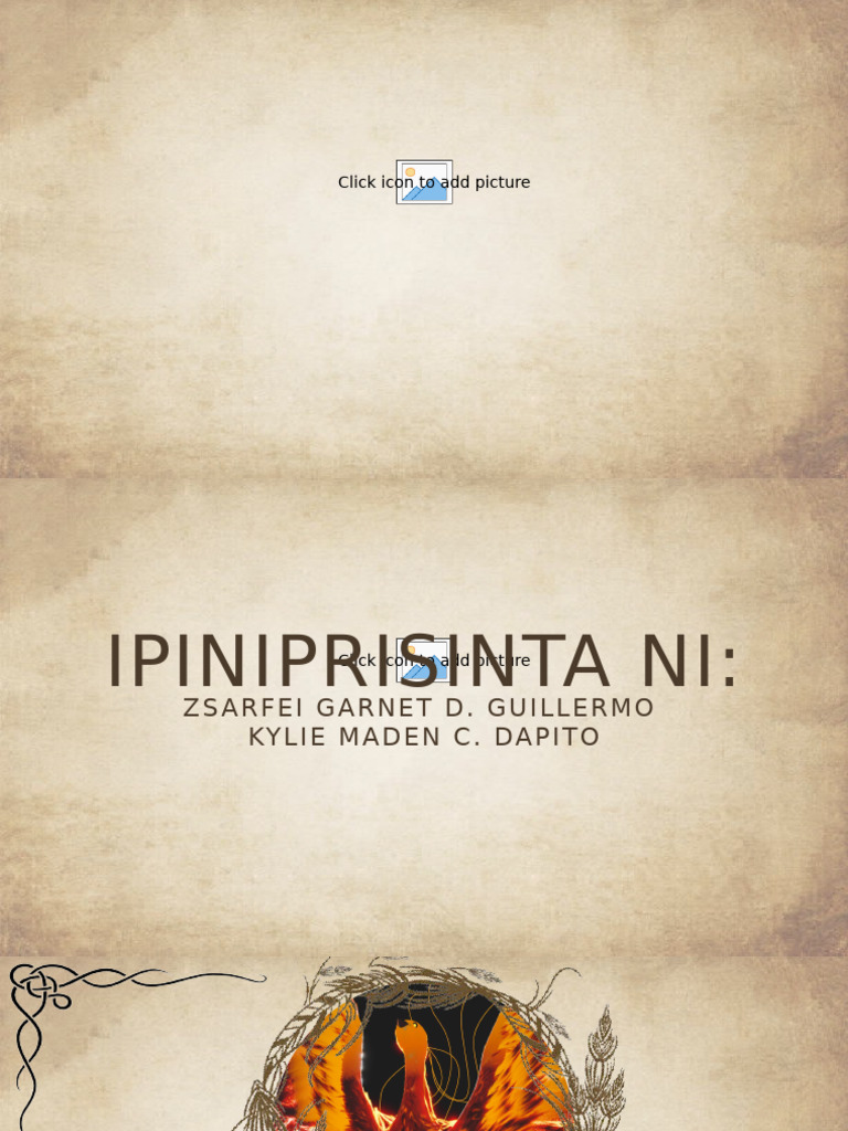 Ibong Adarna-Filipino Report Presentation Zsarfei Guillermo STE 7 | PDF