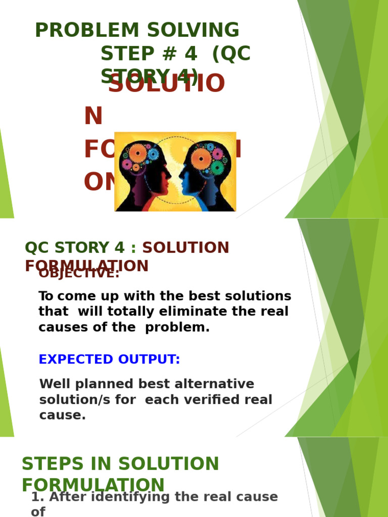 QC Story 4 | PDF | Brainstorming
