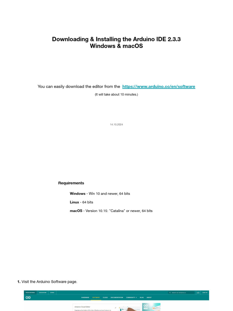 Arduino Installation Guide | PDF