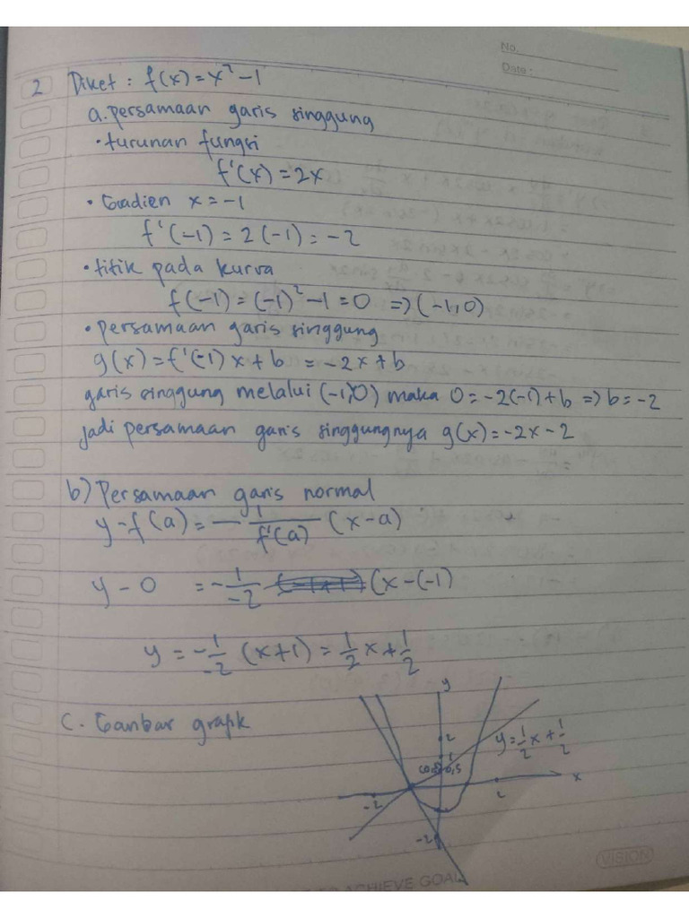 Tugas 2 Kalkulus | PDF