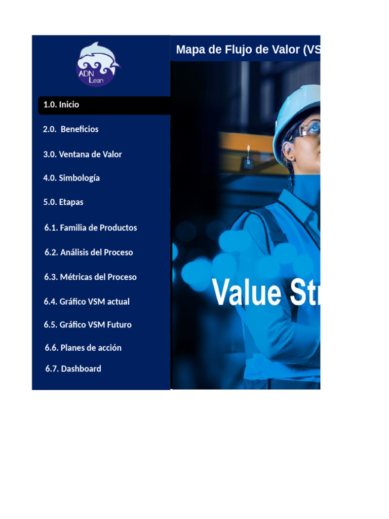 Guía Completa de VSM para Empresas | PDF | Lean Manufacturing | Inventario