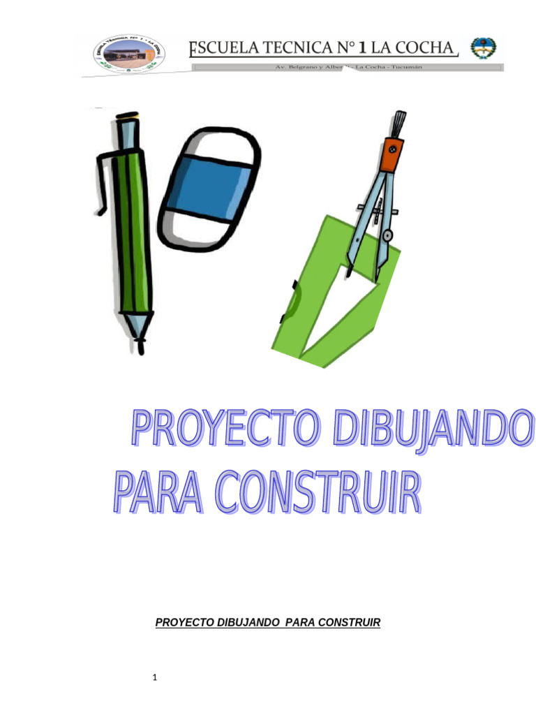 Proyecto "Dibujando para Construir" | PDF | Dibujo | Perspectiva (Gráfica)