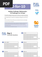 100 Arithmetic Questions For Year 6 | PDF | Subtraction | Algorithms