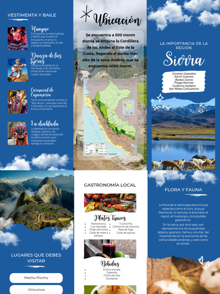 La Importancia de La Región Sierra | PDF | Andes | Alimentos