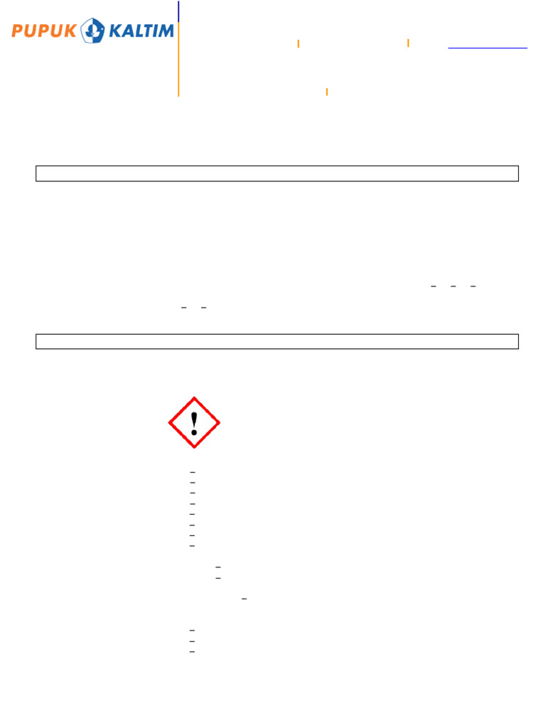 Safety Data Sheet NPK Indonesian | PDF