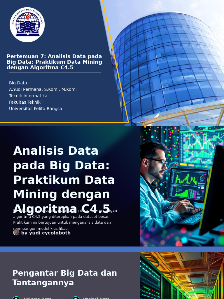 Analisis Data Pada Big Data Praktikum Data Mining Dengan Algoritma C45 | PDF