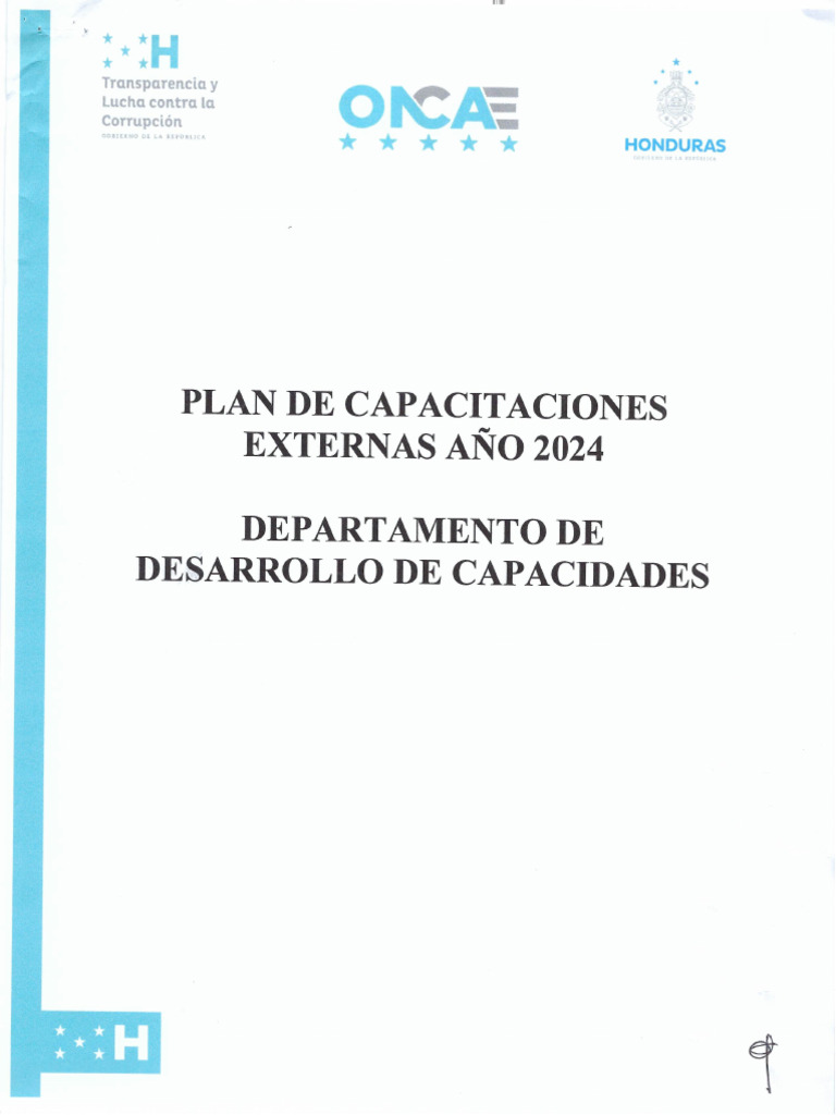 Plan de Capacitaciones 2024 | PDF