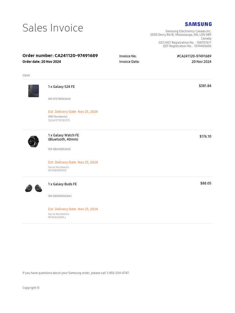 Sales Invoice_CA241120-97491689 | PDF