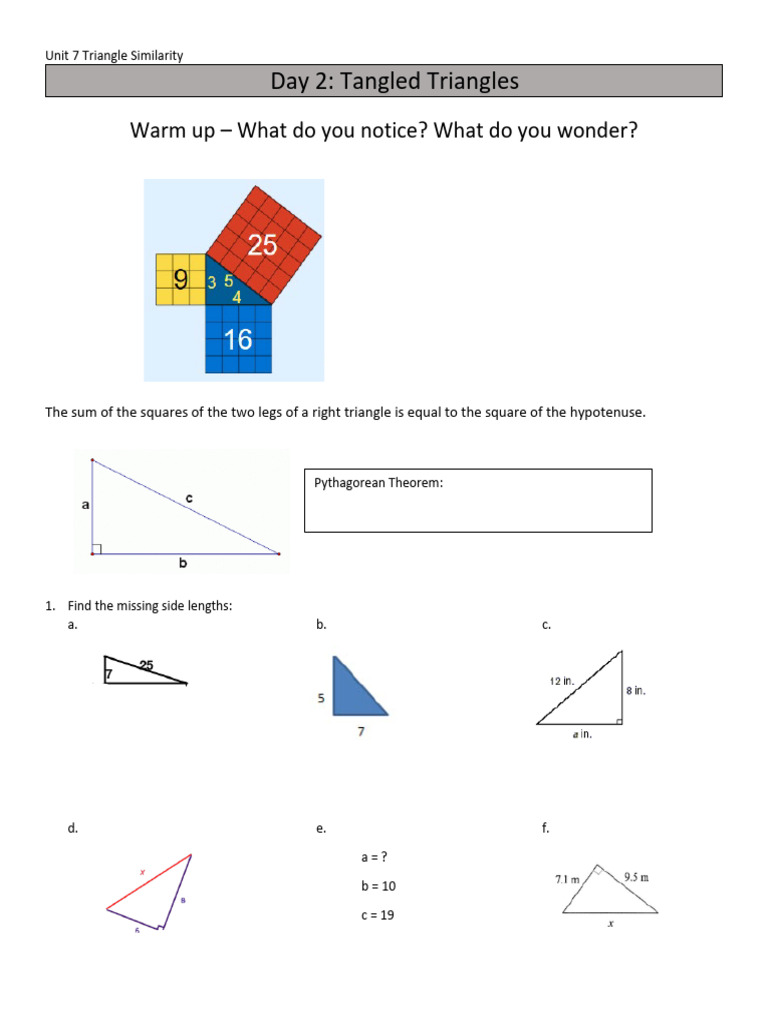Unit 7 Day 2 Notes | PDF